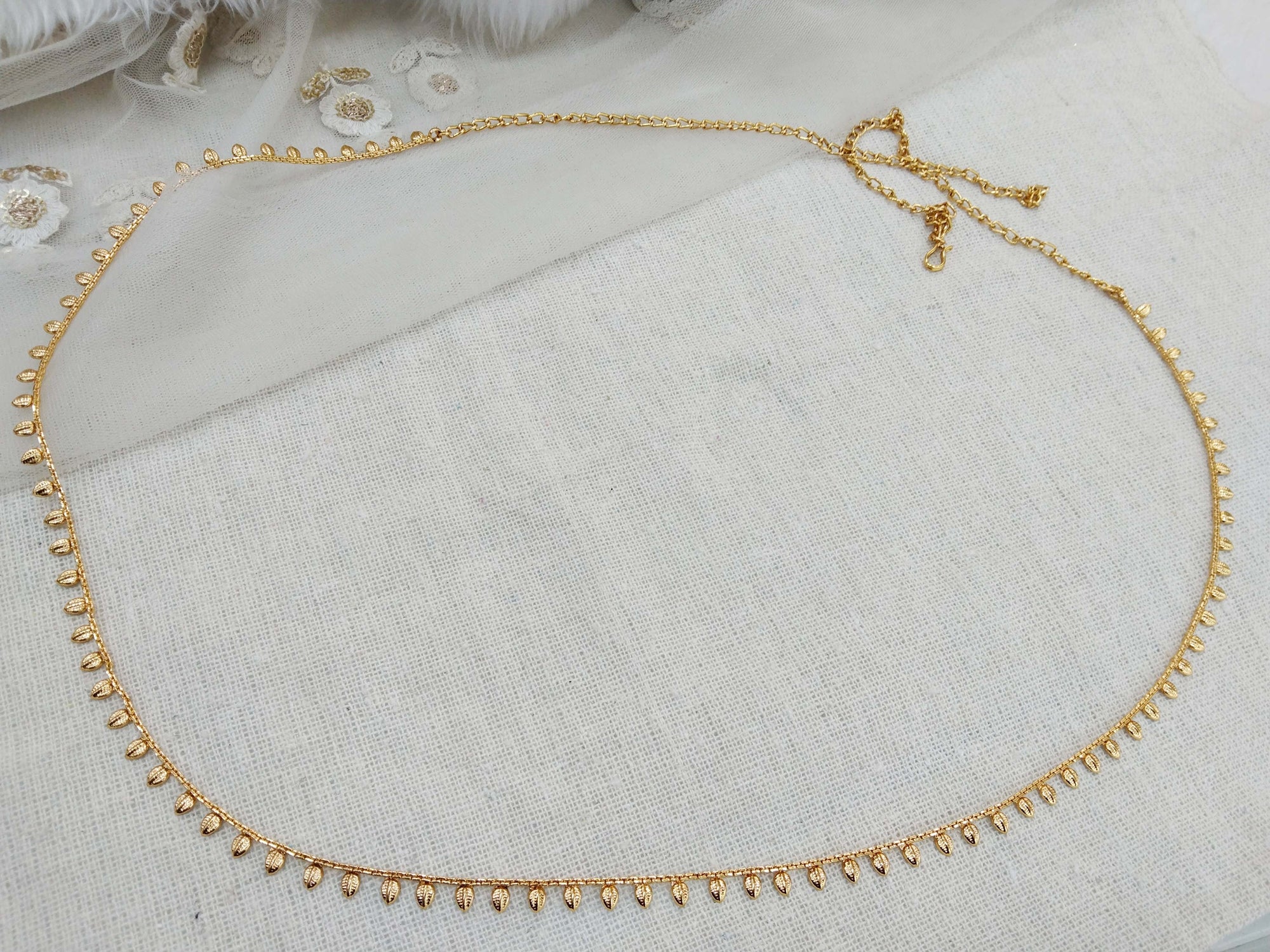 Gold belt Sari Saree belly Chain Jewelry Indian Kamarbandh Kamarband B ...