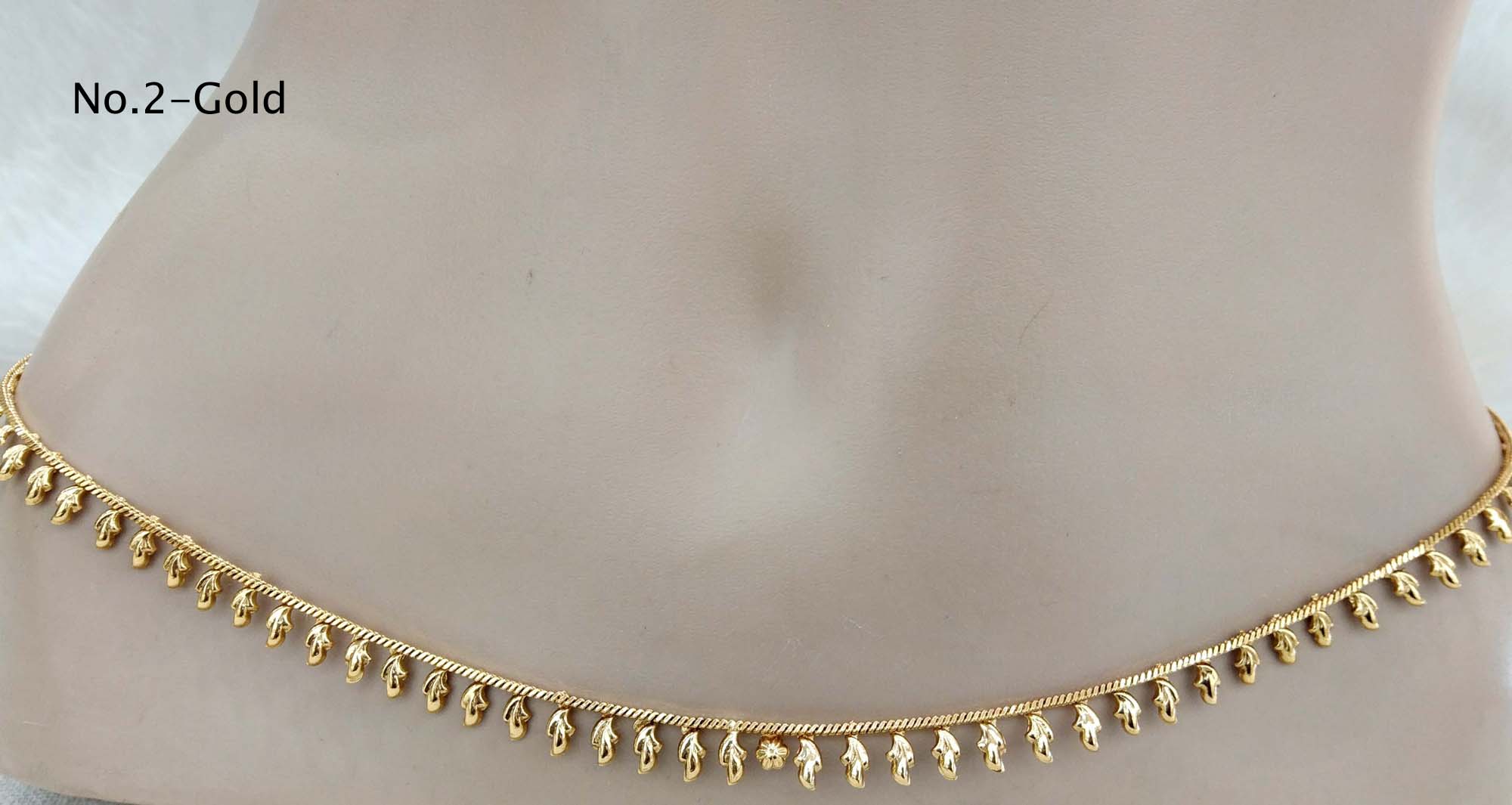 Gold belt Sari Saree belly Chain Jewelry Indian Kamarbandh Kamarband B ...